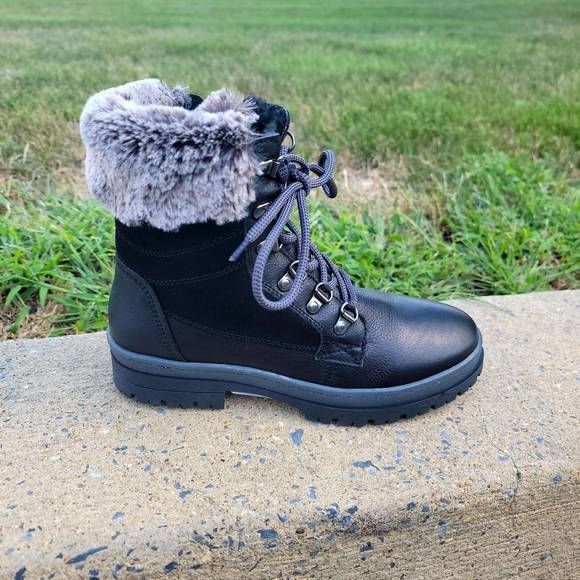 Eric Michael | Shoes | New Eric Michael Sandy Combat Boot In Black ...